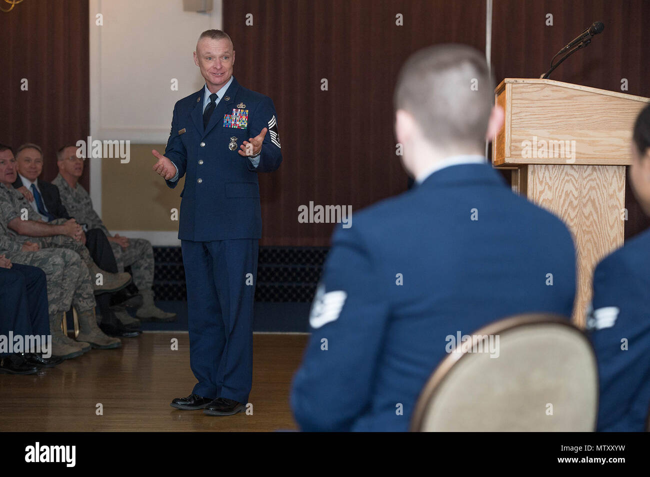 Monthly enlisted promotions ceremony hi-res stock photography and ...