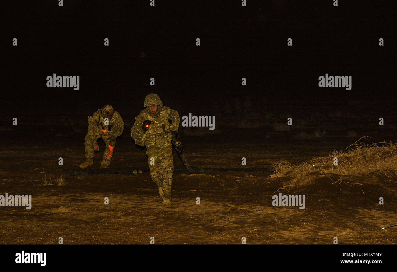 Florida Army National Guard Soldiers with Alpha Company, 1st Battalion ...