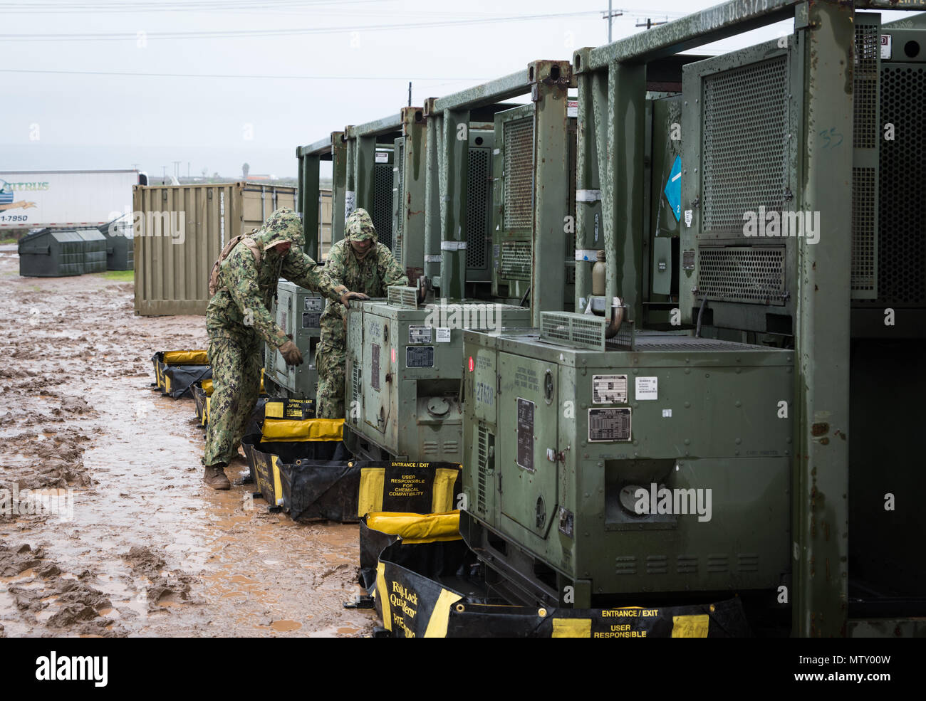 CAMP PENDLETON, Calif. (Jan. 20, 2017) - Seabees attached to Amphibious ...