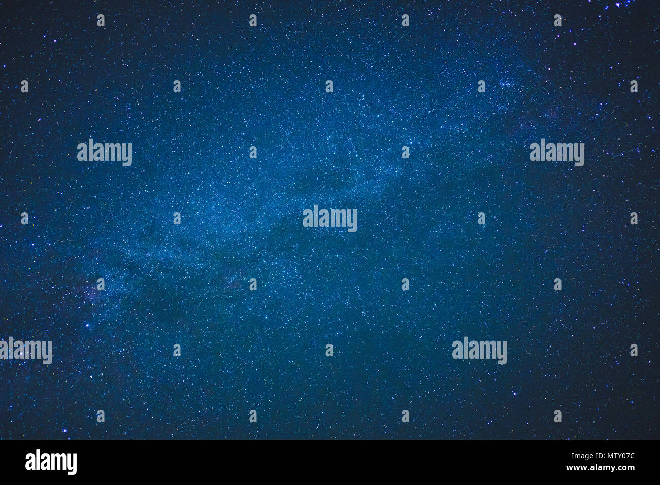 Space Galaxy Blue Dark Tree