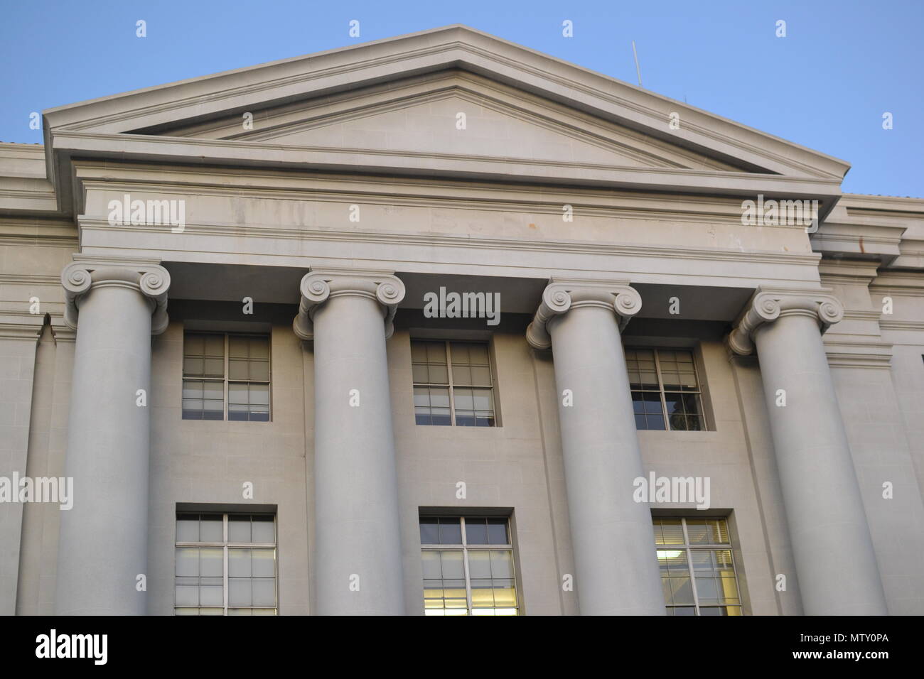 four foundation pillars Stock Photo - Alamy