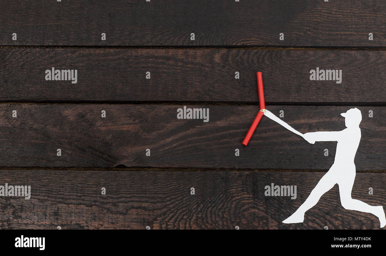 Man Baseball Bat Silhouette High Resolution Stock Photography and ...