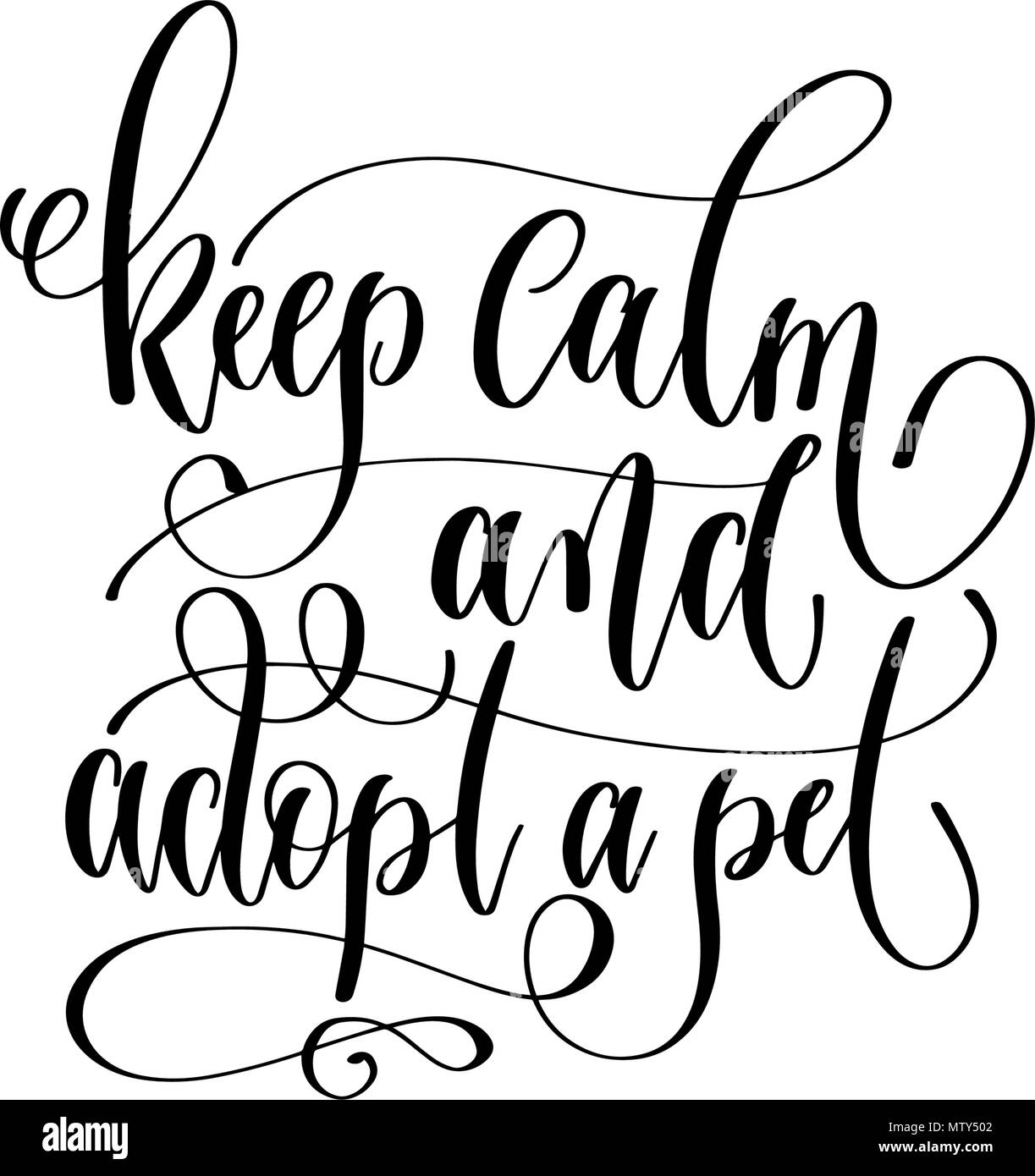 Adopt a pets Stock Vector Images - Alamy