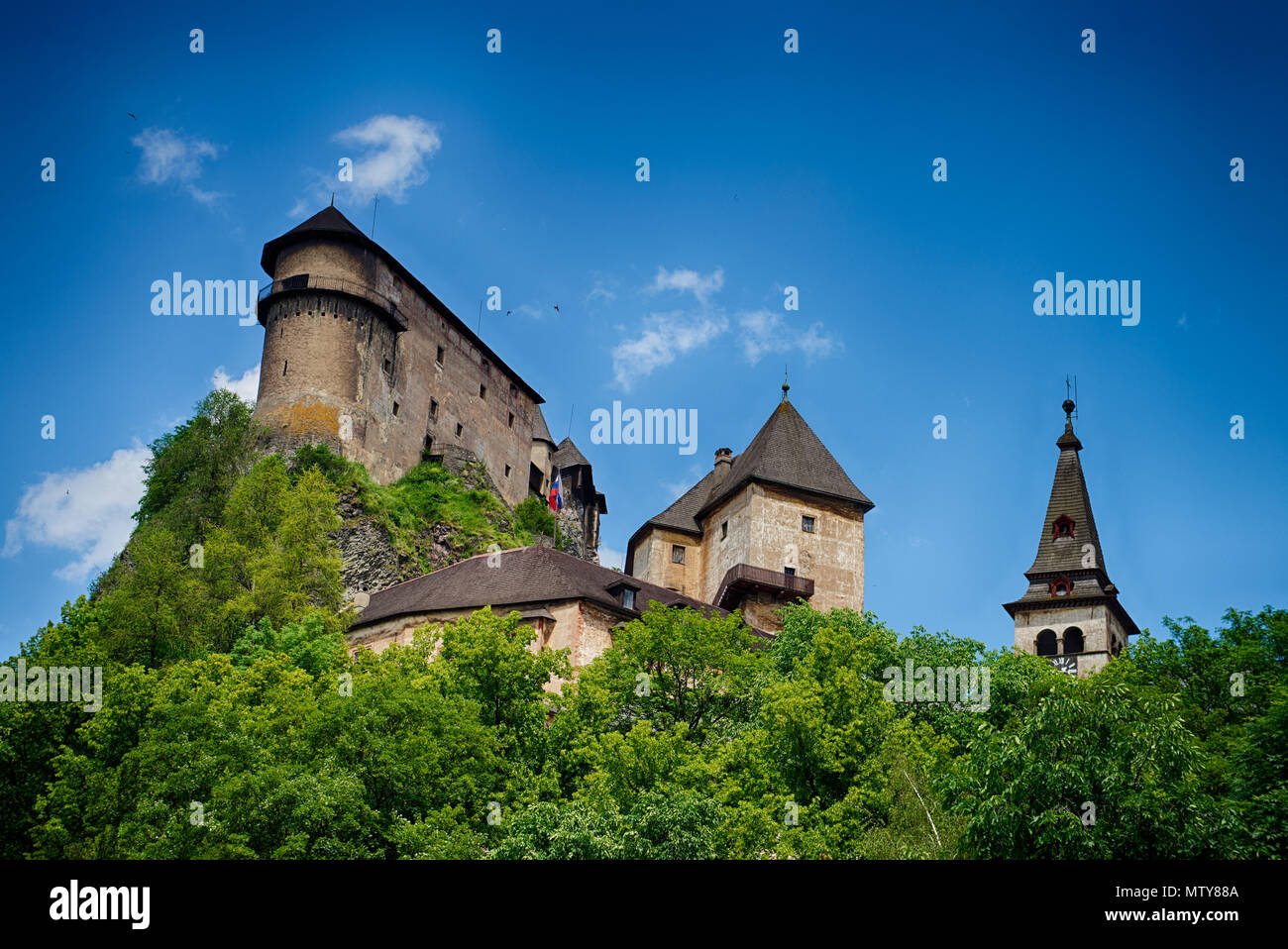 Castle of Orava Stock Photo - Alamy