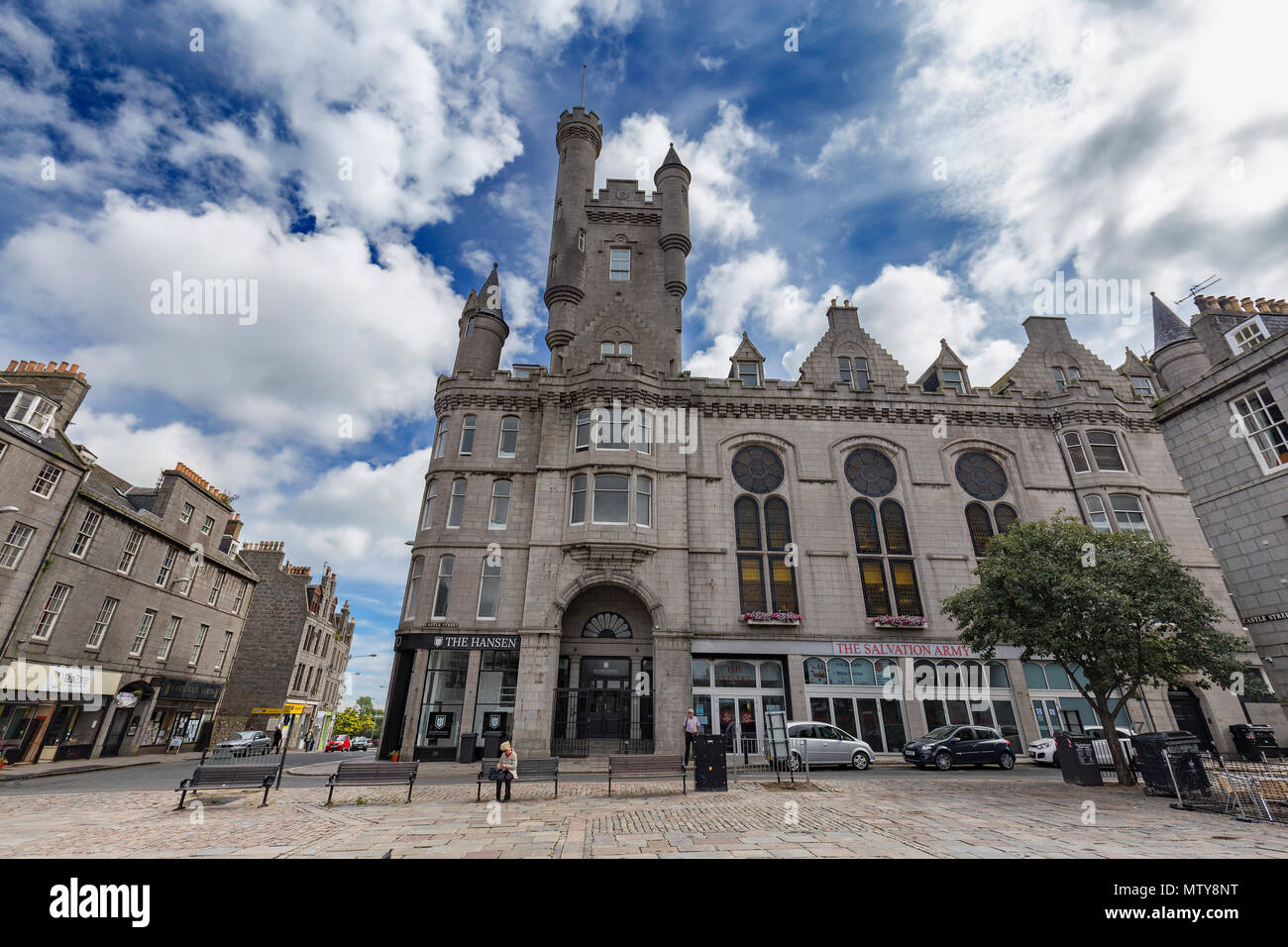 ABERDEEN, UNITED KINGDOM - AUGUST 3: The Salvation Army Church in the ...
