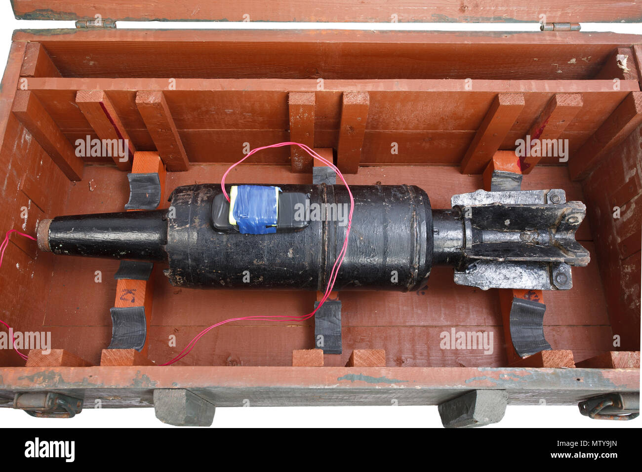 IED (improvised explosive device) with 125mm Tank HEAT Projectile Stock ...