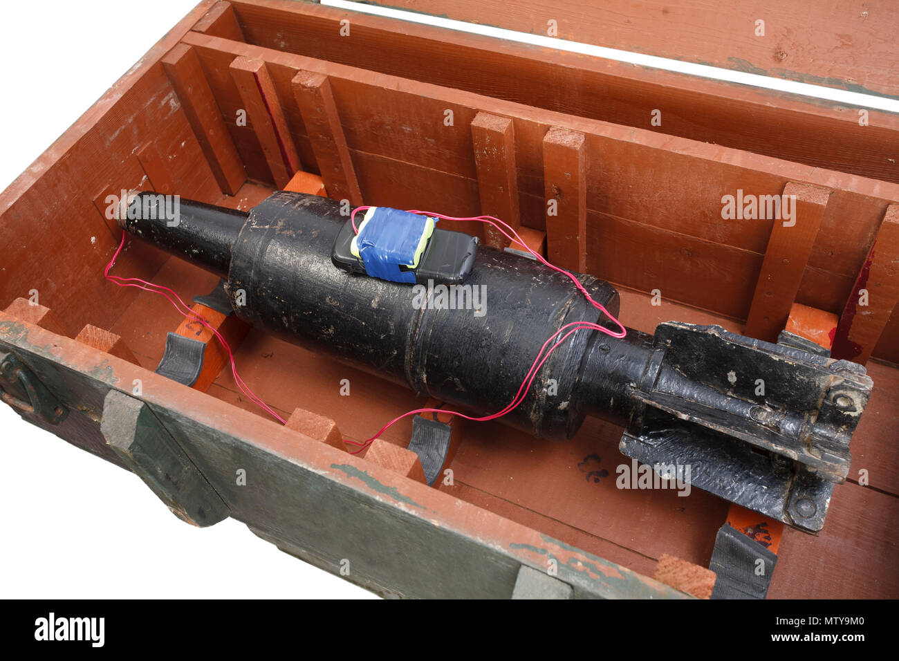 IED (improvised explosive device) with 125mm Tank HEAT Projectile Stock ...