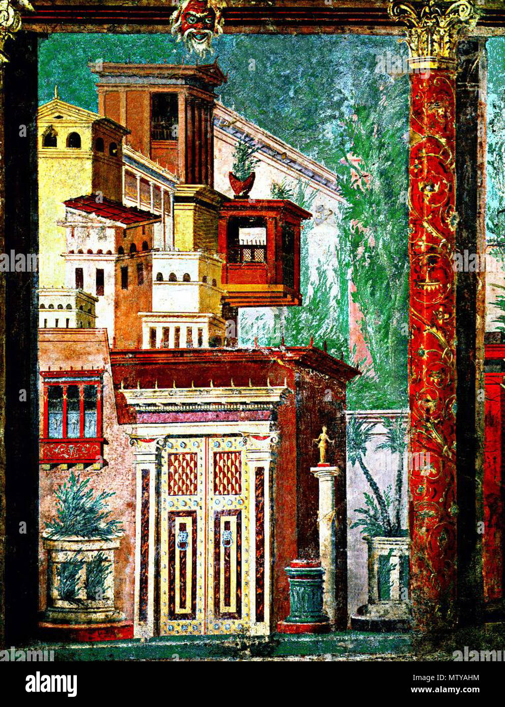Fresco pompeii painting hi-res stock photography and images - Alamy