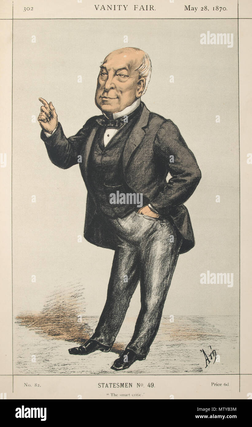 . Statesmen No.49: Caricature of Mr Ralph Bernal Osborne. Caption reads ...
