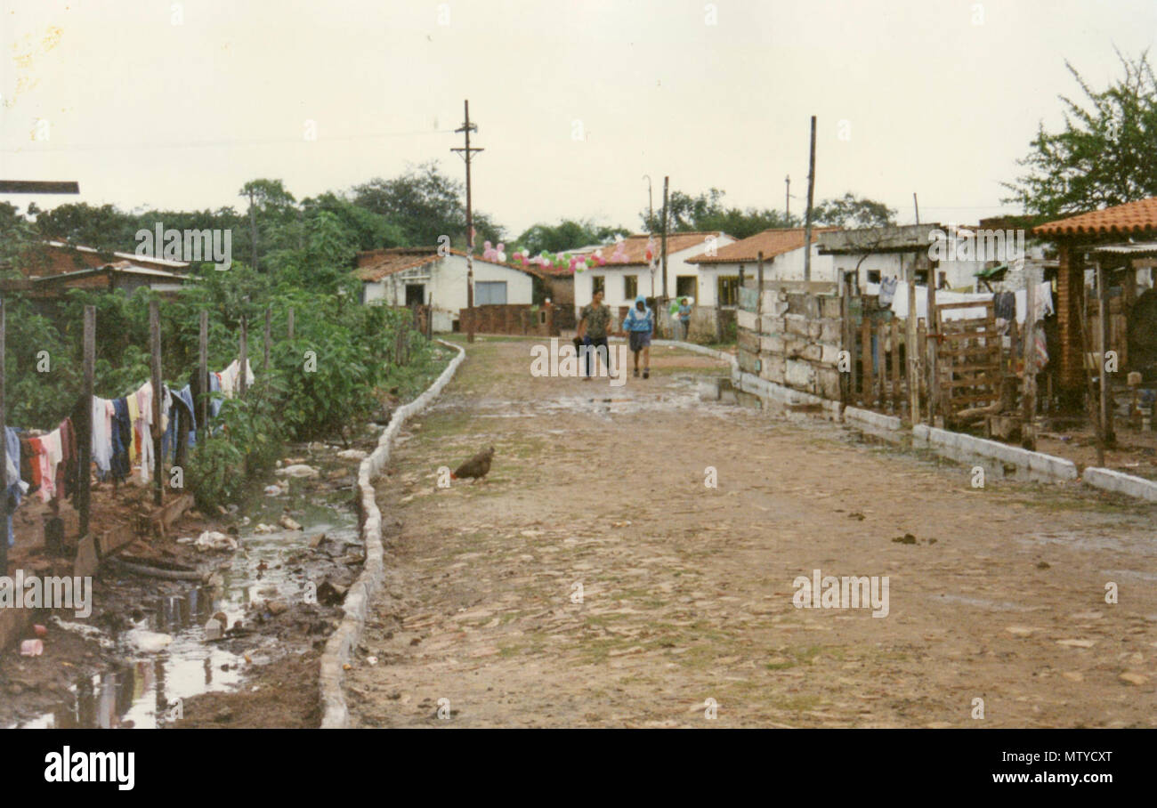Open path in small town Stock Photo - Alamy