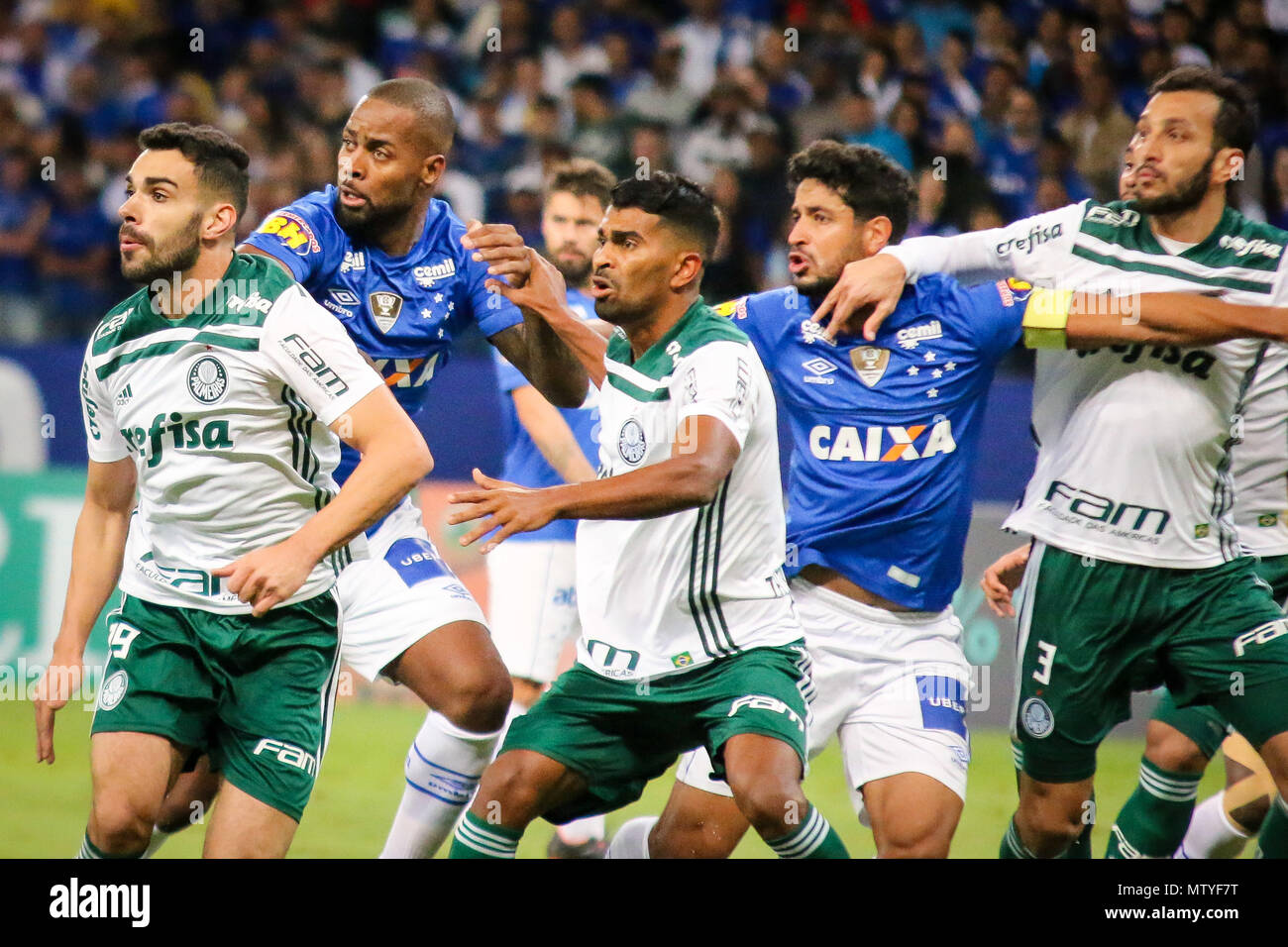 Belo Horizonte, Brazil. 30th May, 2018. Dispute for space during ...