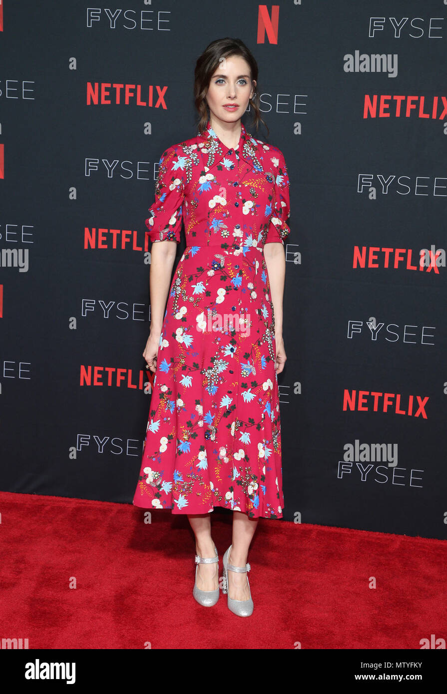 Los Angeles, Ca, USA. 30th May, 2018. Alison Brie at the #NETFLIXFYSEE ...