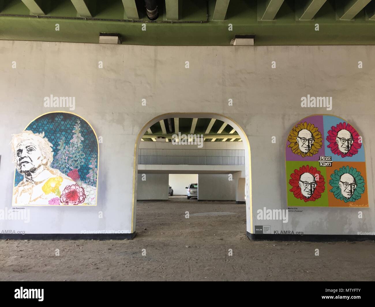 23 May 2018, Poland, Warsaw: The artwork «twórca" Przekroju "» by the ...