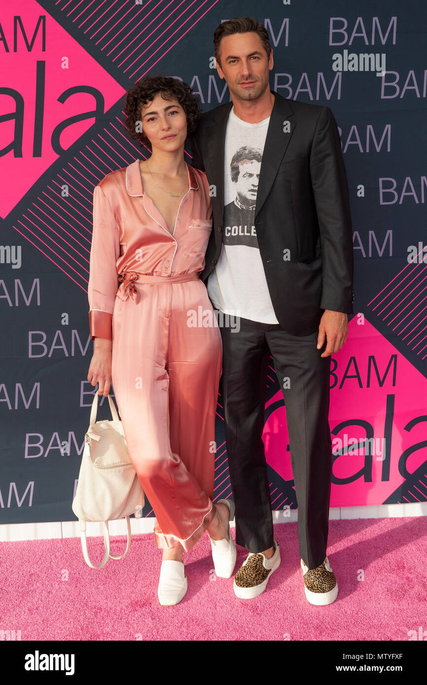 New York, NY - May 30, 2018: Jenna Josepher and Josh Wald attend the ...