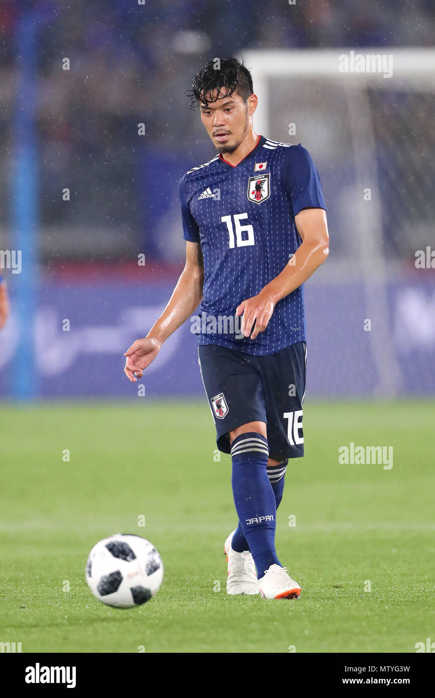 Kanagawa, Japan. 30th May, 2018. Hotaru Yamaguchi (JPN) Football/Soccer : KIRIN Challenge Cup ...