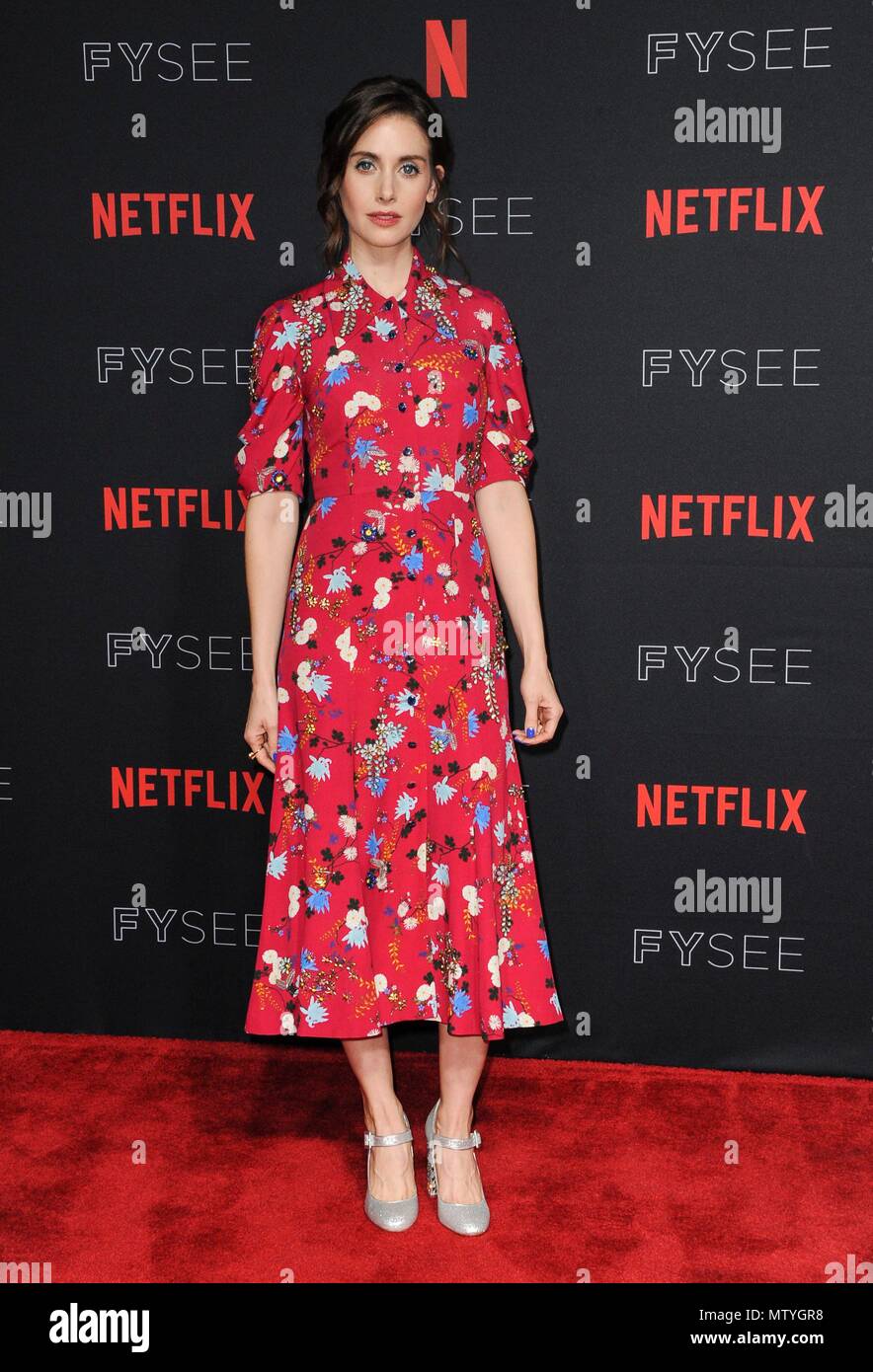 Los Angeles, CA, USA. 30th May, 2018. Alison Brie at arrivals for # ...