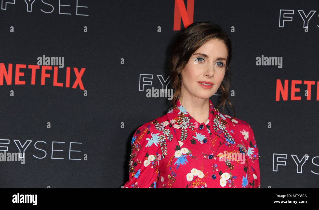 Alison brie glow hi-res stock photography and images - Alamy