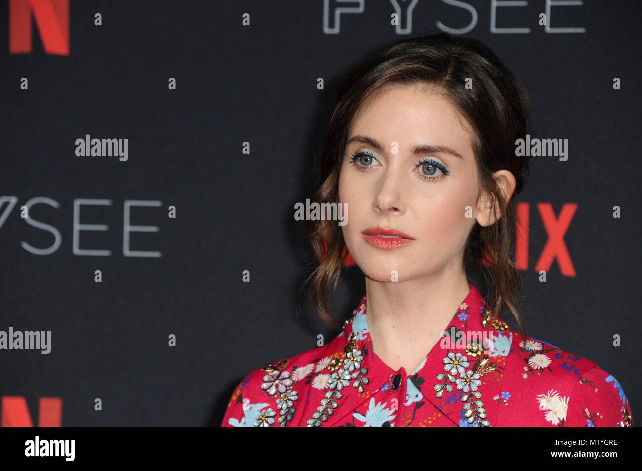 Los Angeles, CA, USA. 30th May, 2018. Alison Brie at arrivals for # ...