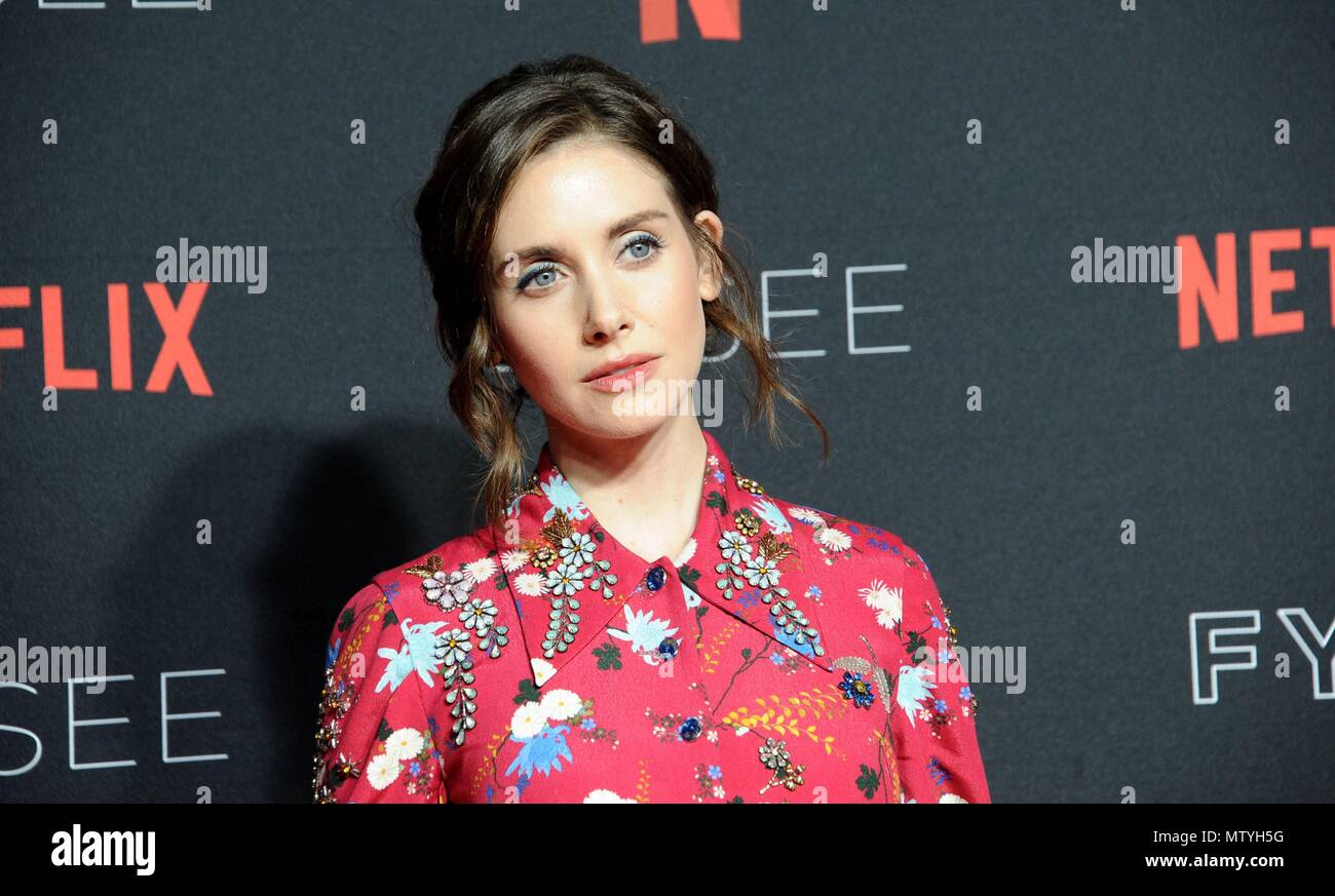 Los Angeles, CA, USA. 30th May, 2018. Alison Brie at arrivals for # ...