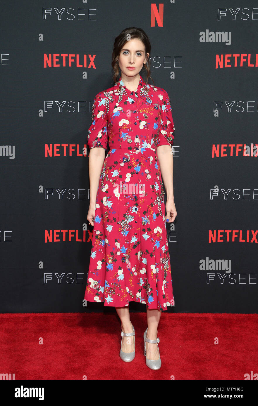 Los Angeles, Ca, USA. 30th May, 2018. Alison Brie, at the #NETFLIXFYSEE ...
