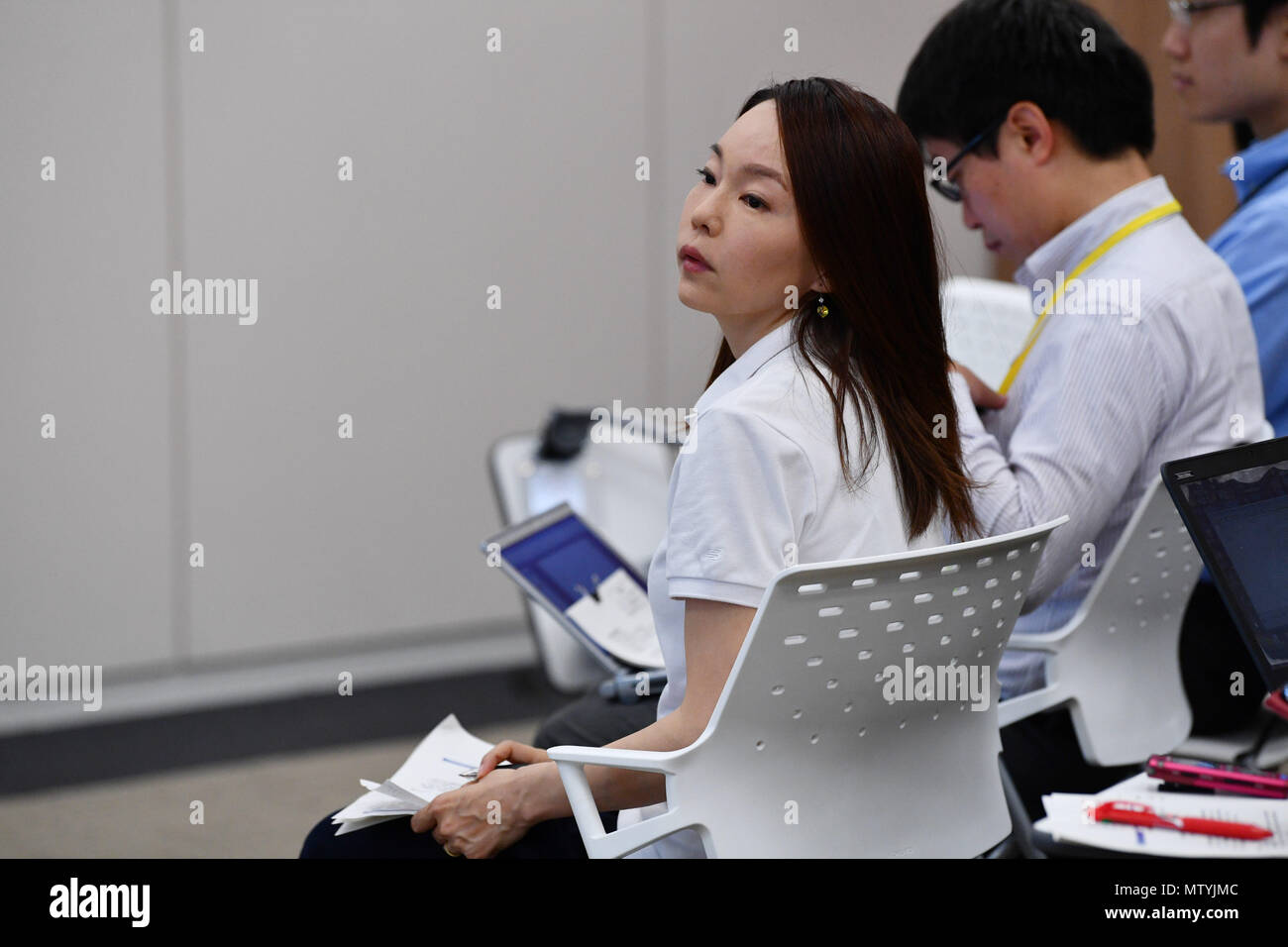 Tokyo, Japan. Credit: MATSUO. 30th May, 2018. Masako Chiba Athletics ...