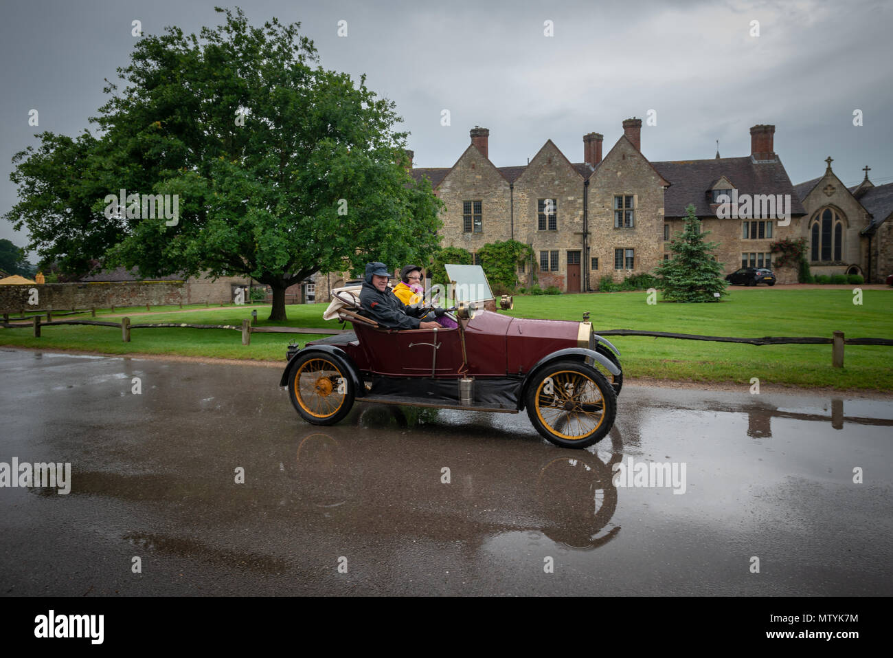 Antique open top car hi-res stock photography and images - Alamy