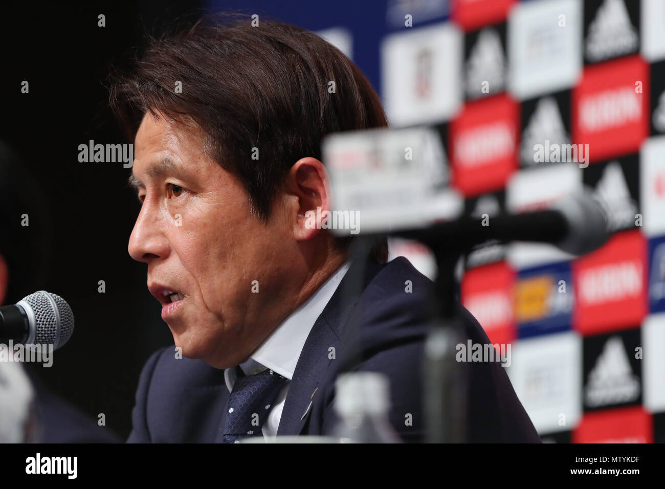 Tokyo, Japan. 31st May, 2018. Akira Nishino (JPN) Football/Soccer ...