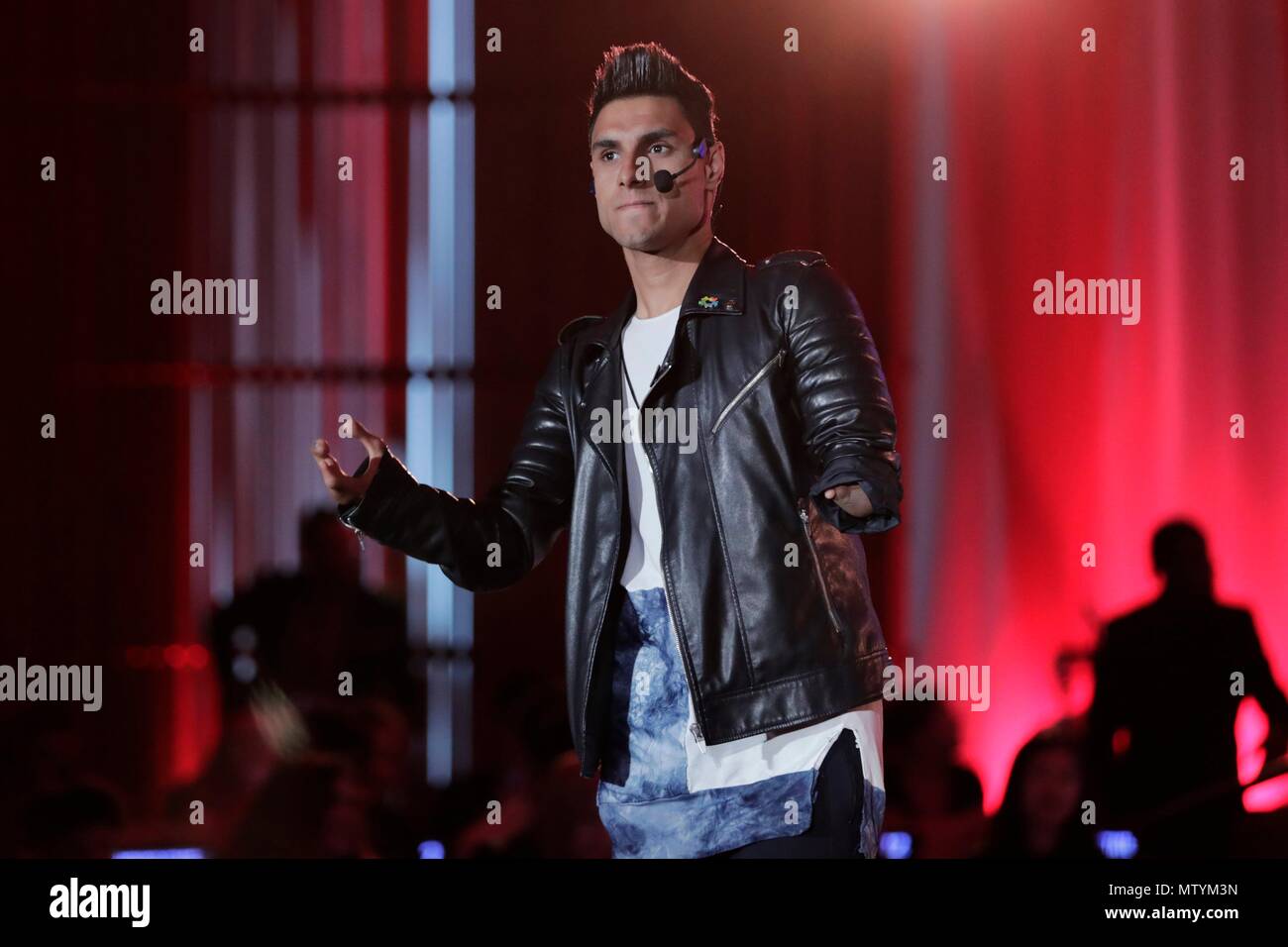 United Nations, New York, USA, May 30, 2018 - Singer and songwriter ...