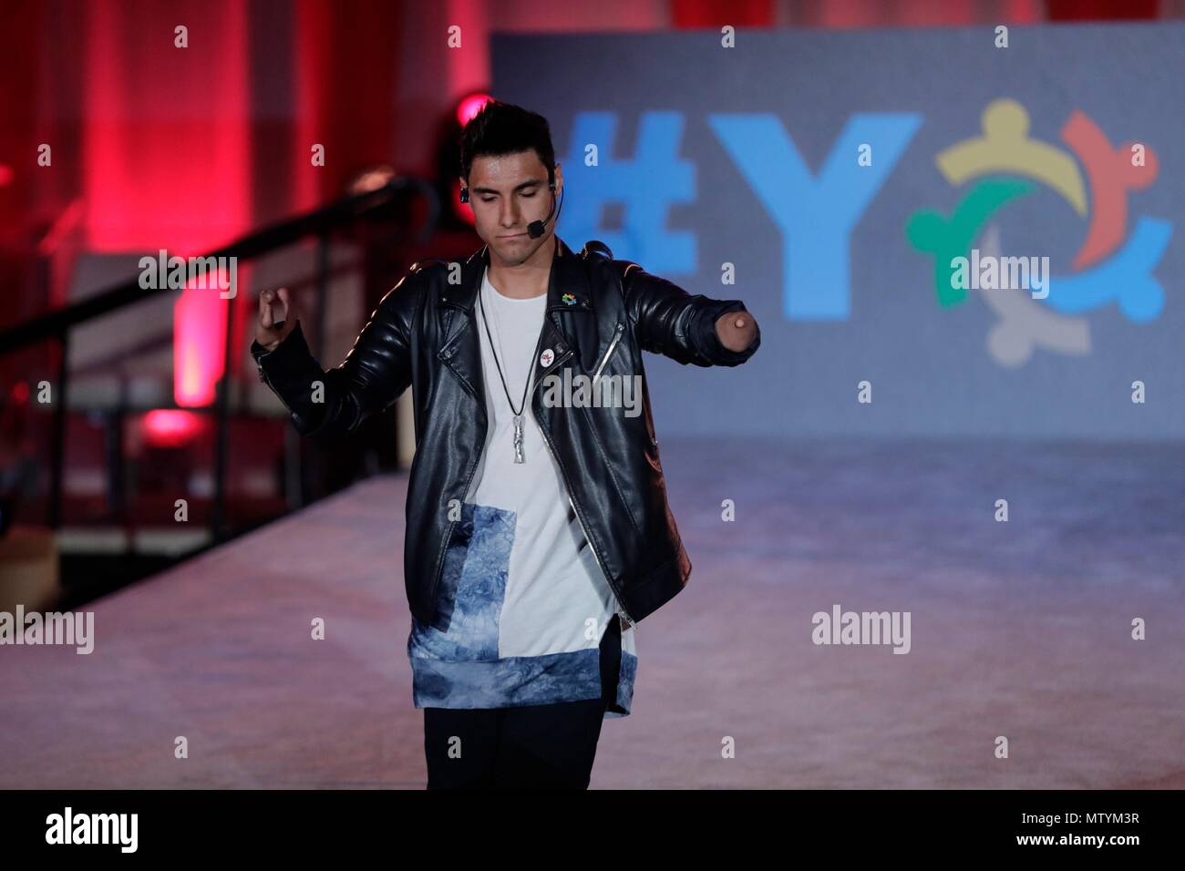 United Nations, New York, USA, May 30, 2018 - Singer and songwriter ...