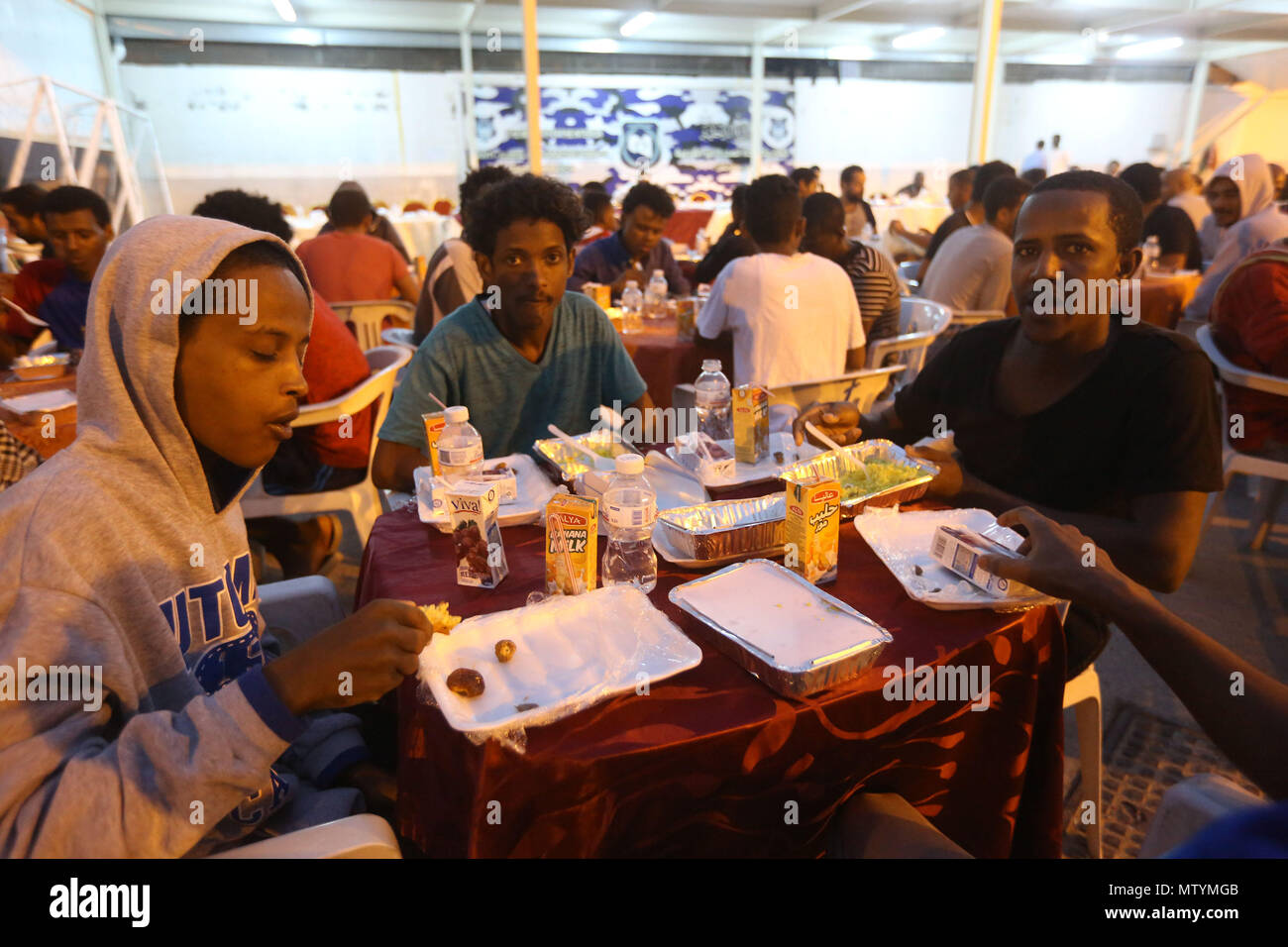 Reception center immigrants hi-res stock photography and images - Alamy