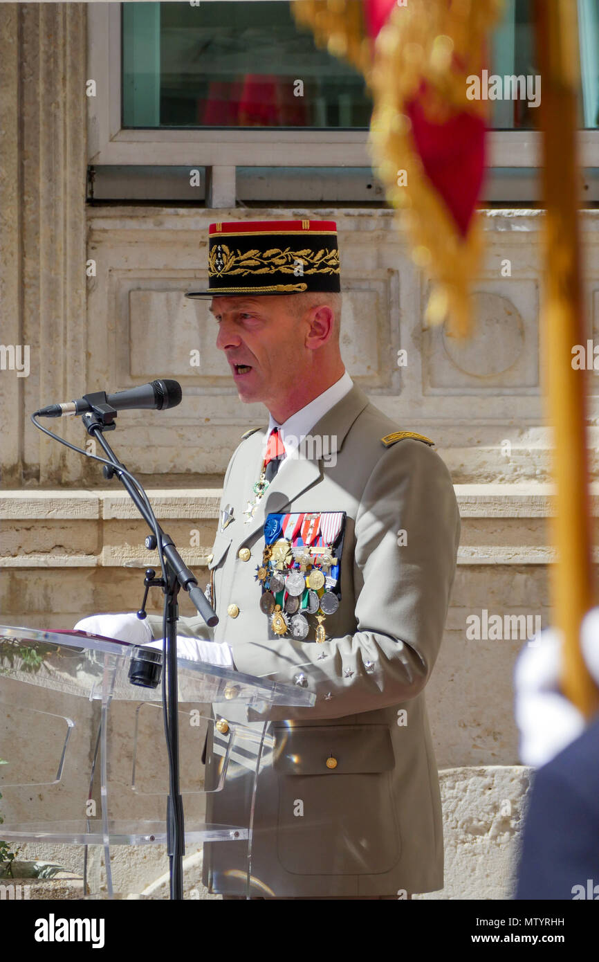 Lyon, France, 31st May 2018: General of Army Francois Lecointre, Chief ...