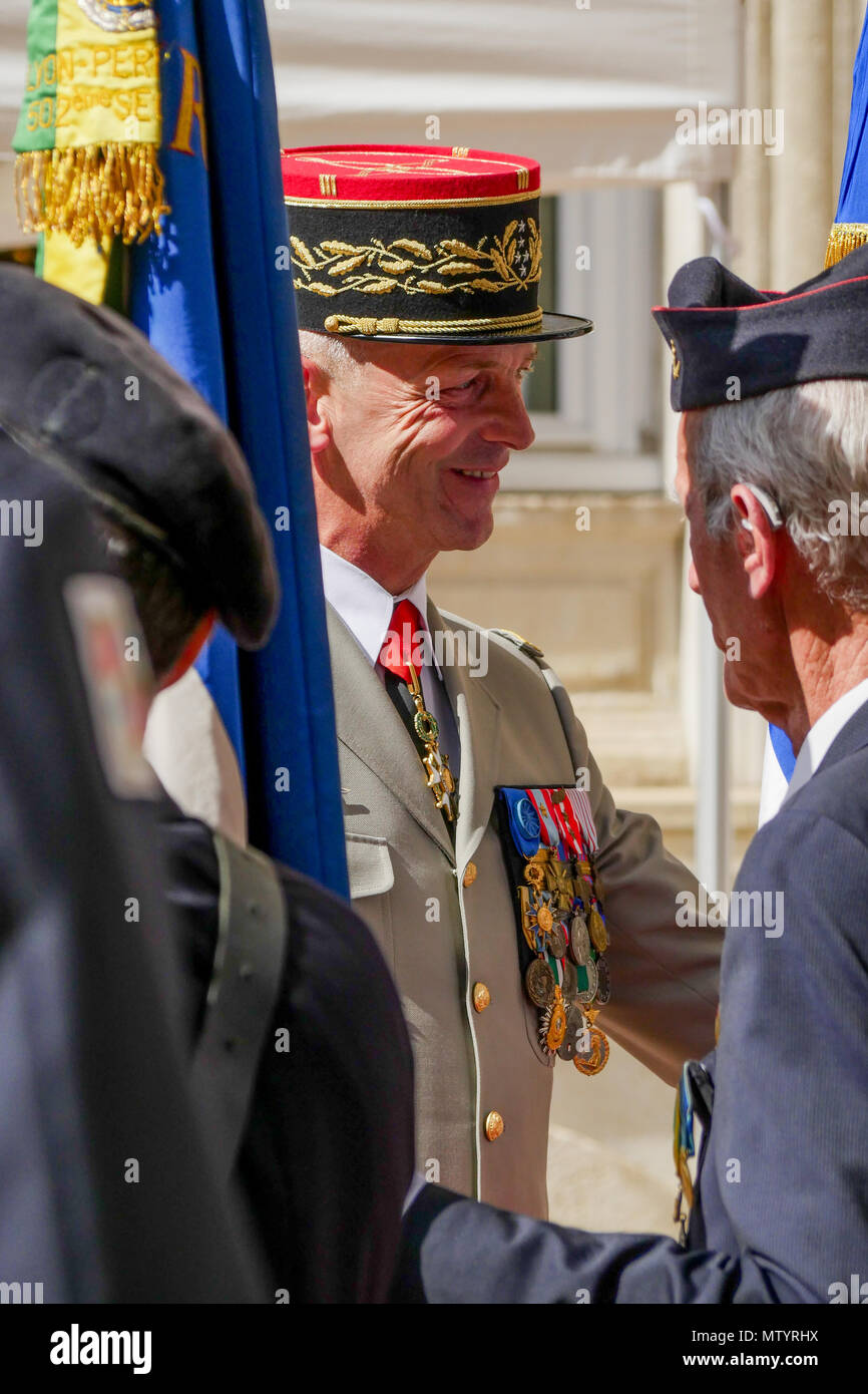 Lyon, France, 31st May 2018: General of Army Francois Lecointre, Chief ...