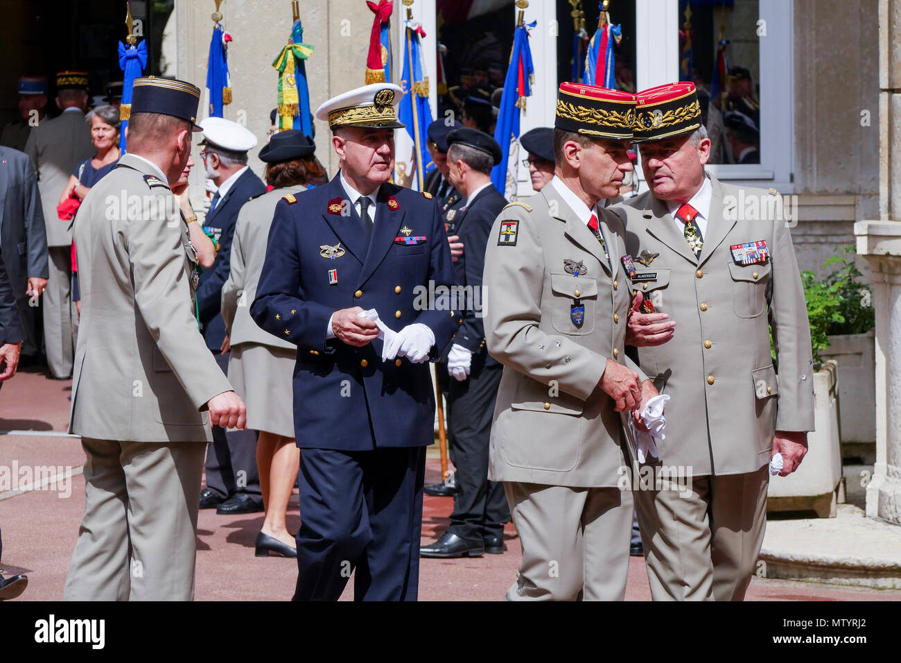 2018 french military parade hi-res stock photography and images - Alamy