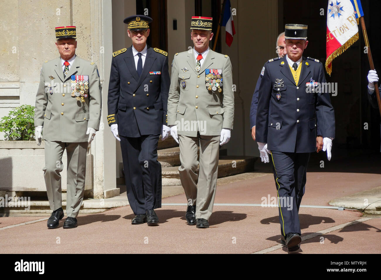 Lyon, France, 31st May 2018: General of Army Francois Lecointre (5rd ...