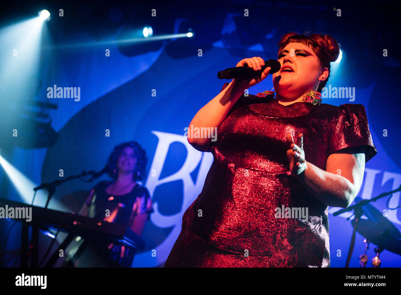 Brighton, UK. 31st May 2018. Beth Ditto performs at Concorde 2 ...
