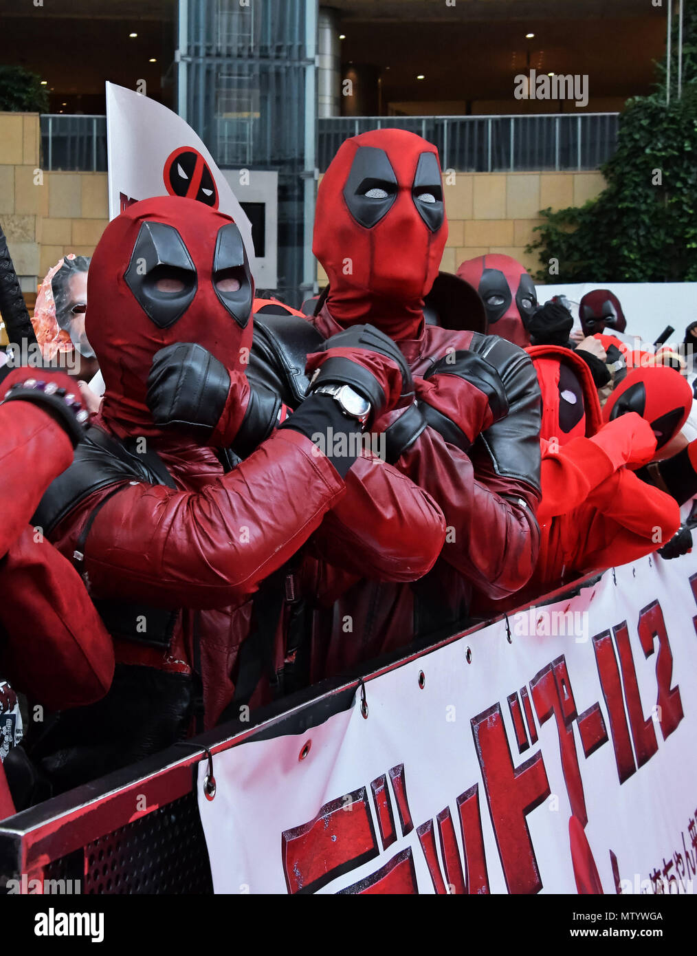 May 29, 2018, Tokyo, Japan : Japanese fans wear costumes during the ...