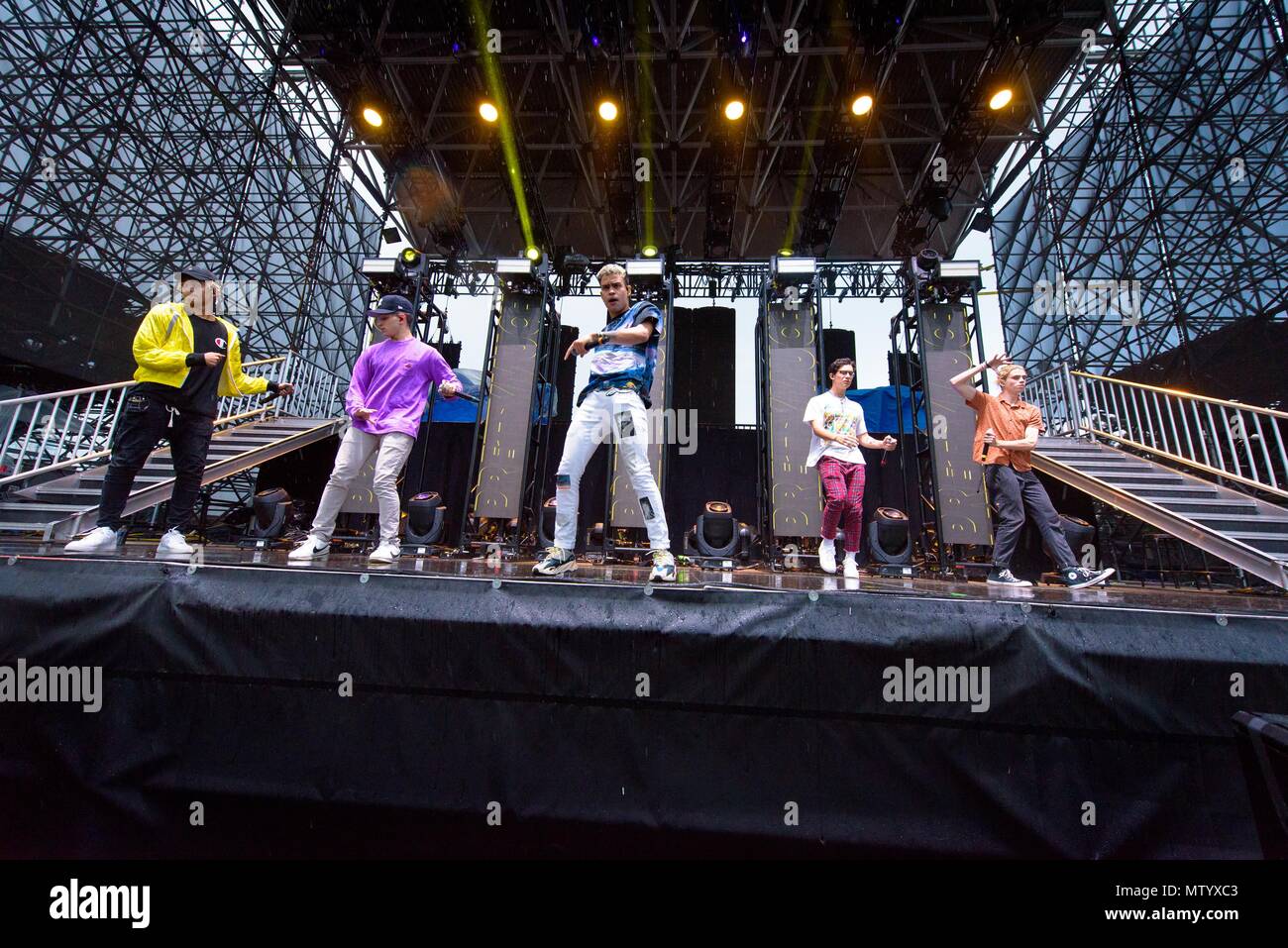Toronto, Ontario, Canada. 31st May, 2018. American-Canadian pop boy ...