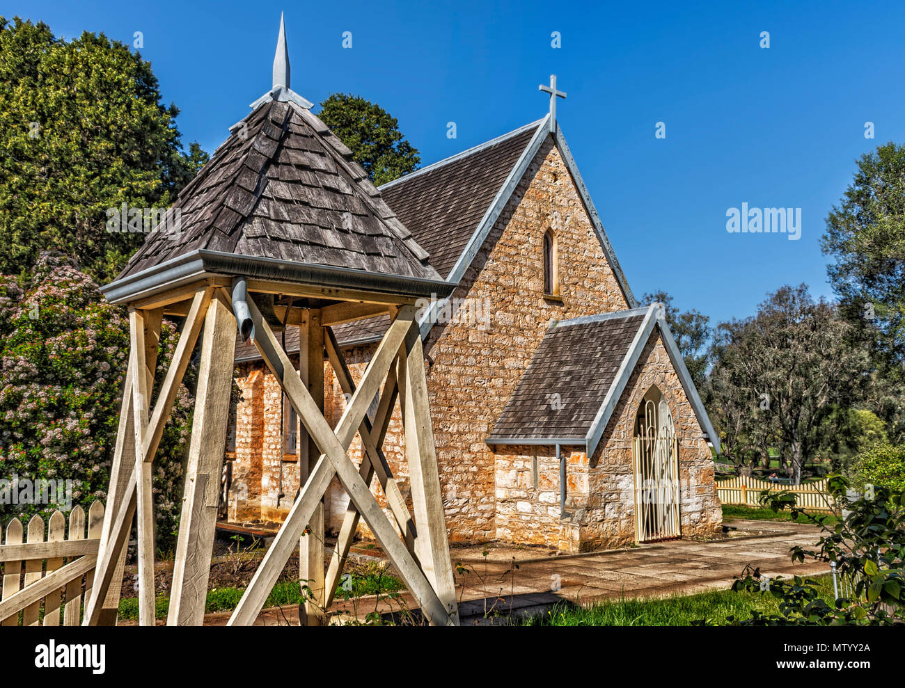 St Luke's Anglican Church, Gingin, Western Australia, Australia Stock ...