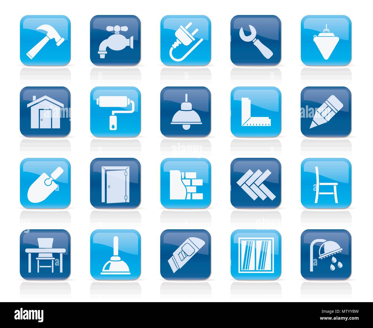 Bath renovation Stock Vector Images - Alamy