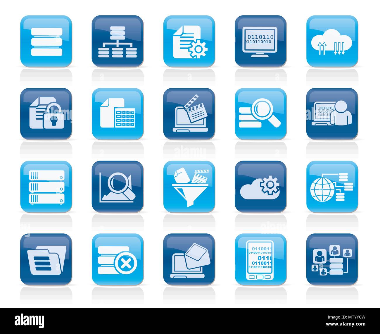 Settings vector icons user Cut Out Stock Images & Pictures - Alamy