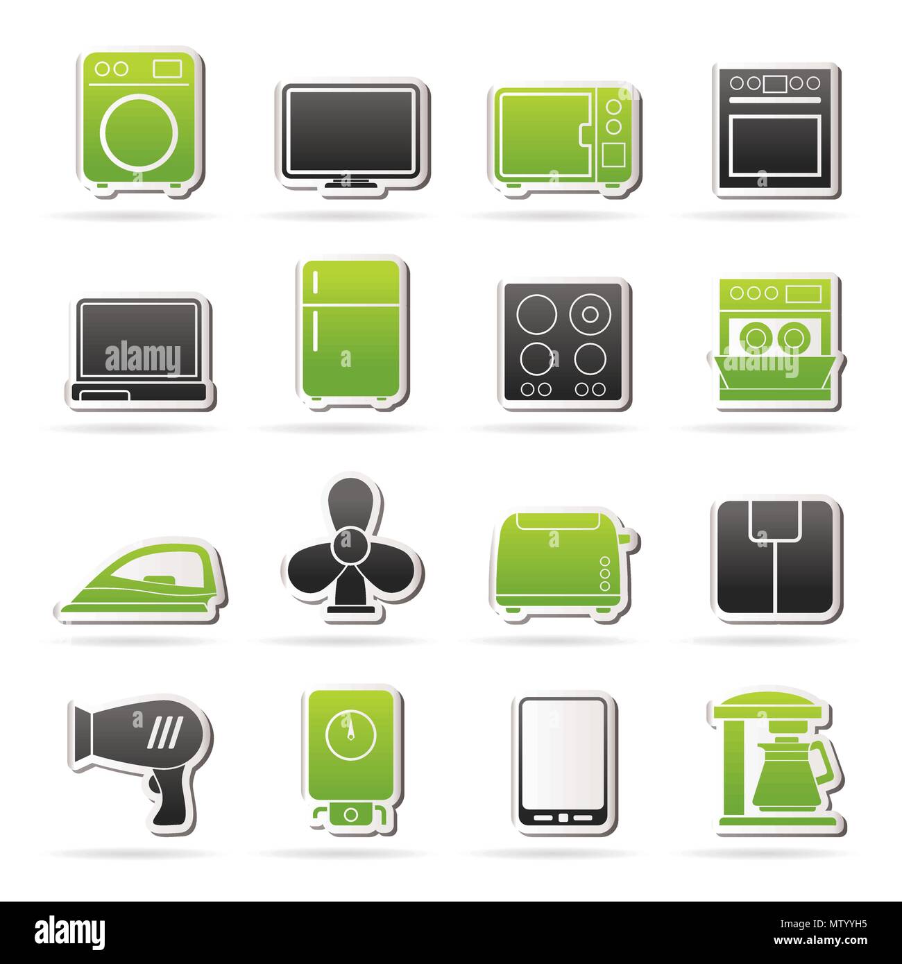 Computer appliance background Stock Vector Images - Alamy