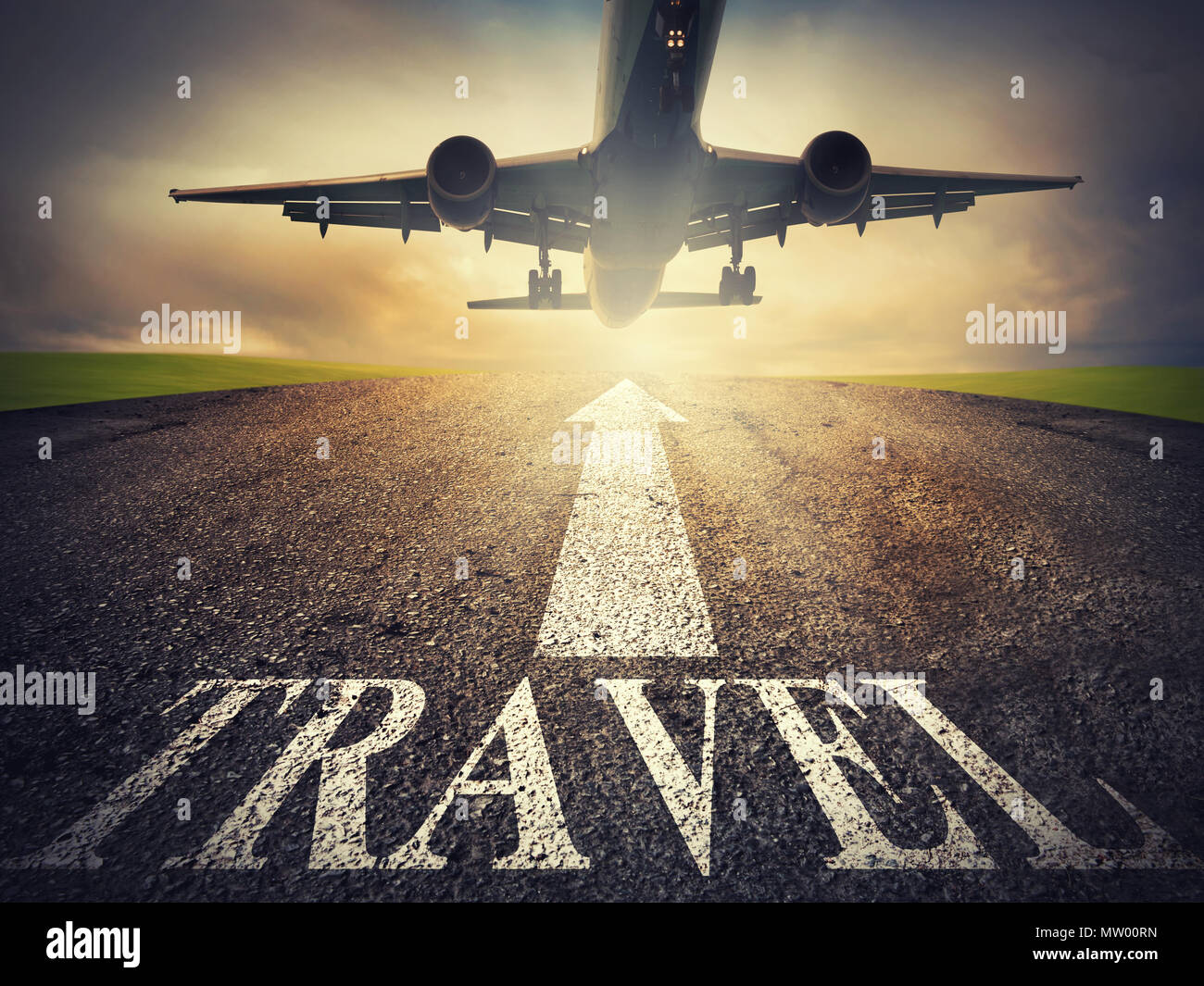 Airplane way hi-res stock photography and images - Alamy