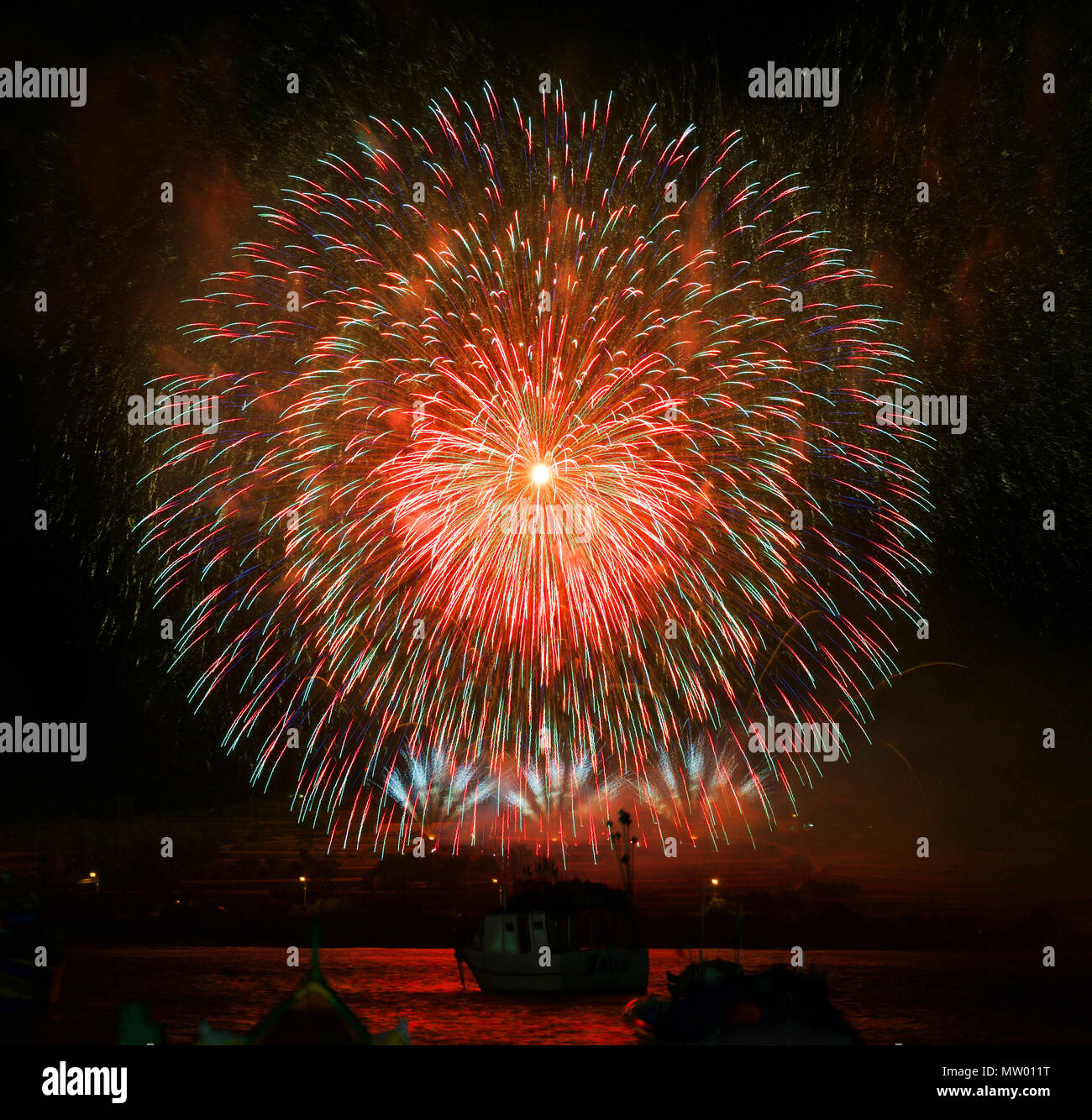 Village firework display hi-res stock photography and images - Alamy
