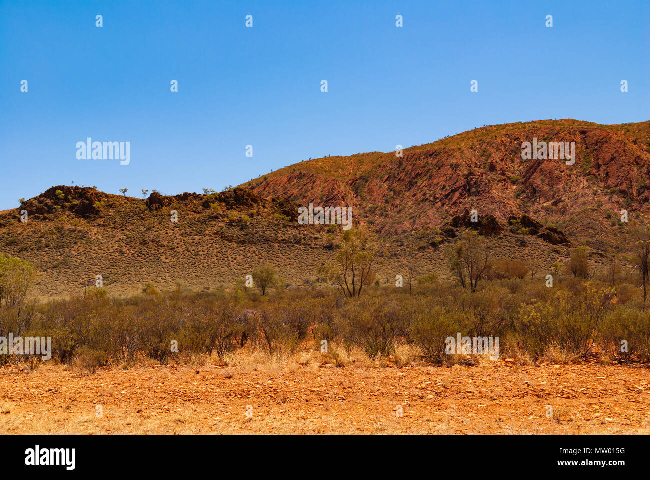 East MacDonnell Ranges near Alice Springs, Northern Territories ...