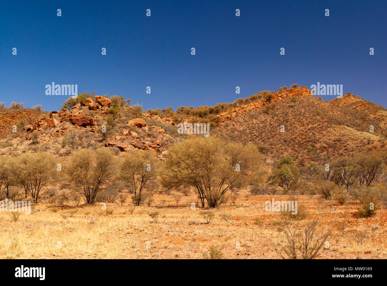 East MacDonnell Ranges near Alice Springs, Northern Territories ...