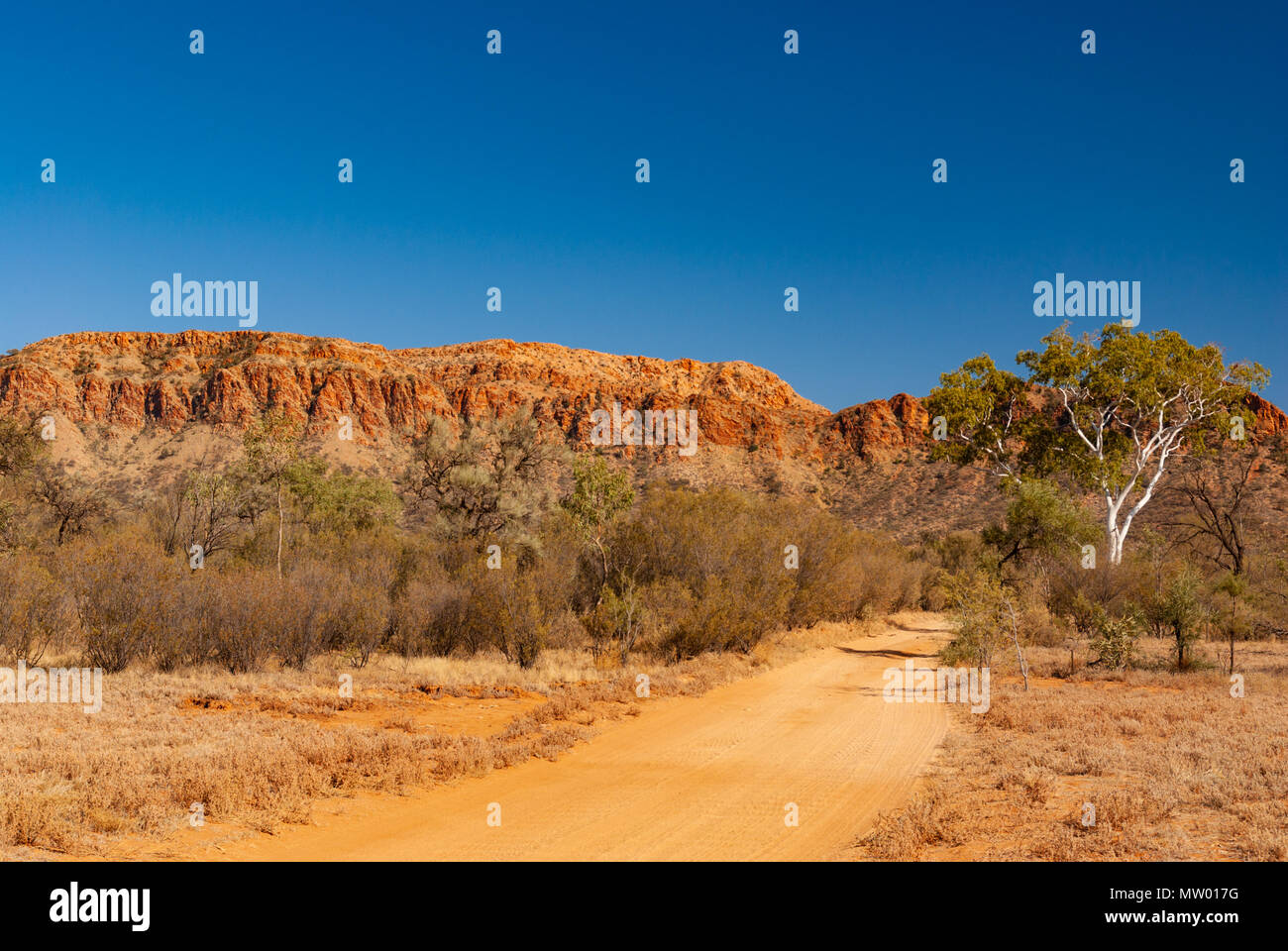 East MacDonnell Ranges near Alice Springs, Northern Territories ...