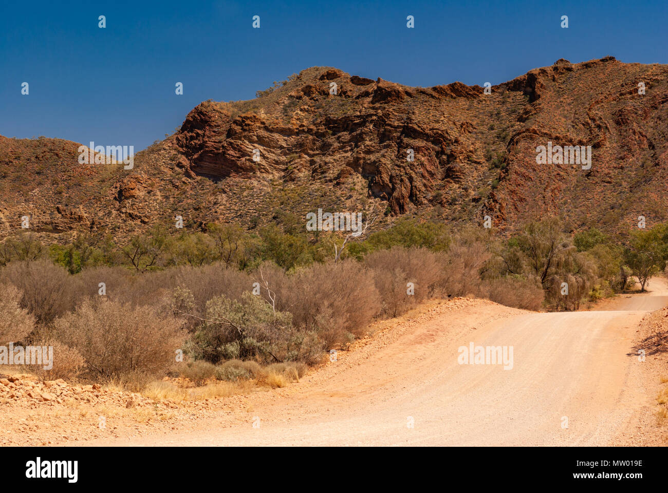 East MacDonnell Ranges near Alice Springs, Northern Territories ...