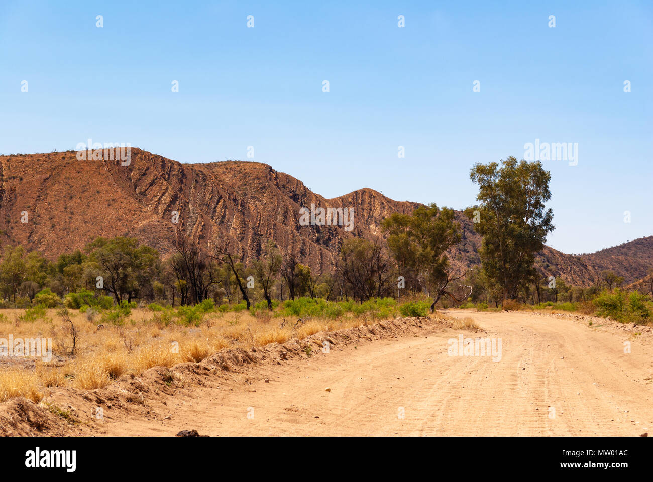 East MacDonnell Ranges near Alice Springs, Northern Territories ...