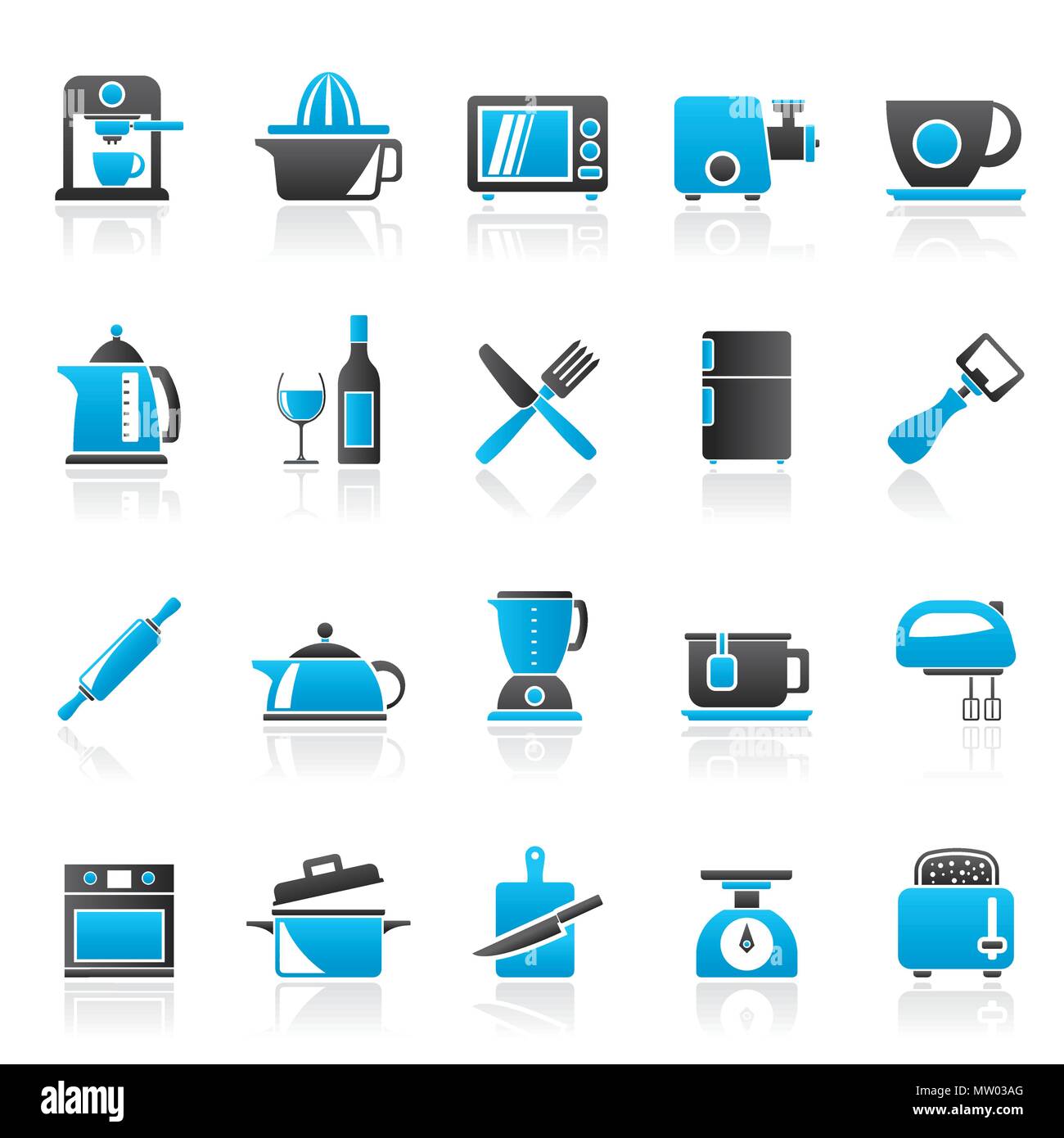 Kitchen platform Stock Vector Images - Alamy