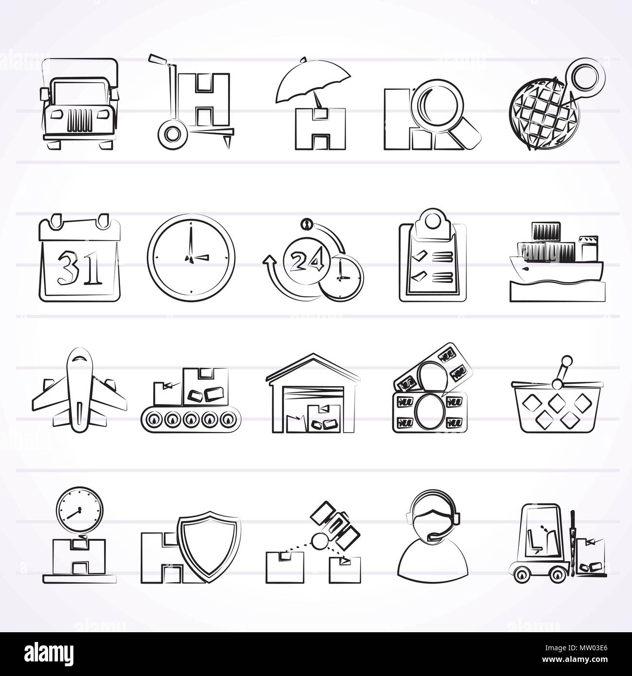 Logistics insurance Stock Vector Images - Alamy